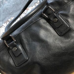 Minelli | Bags | Minelli Italy Leather Suede Moto Bag Doctor Purse ...